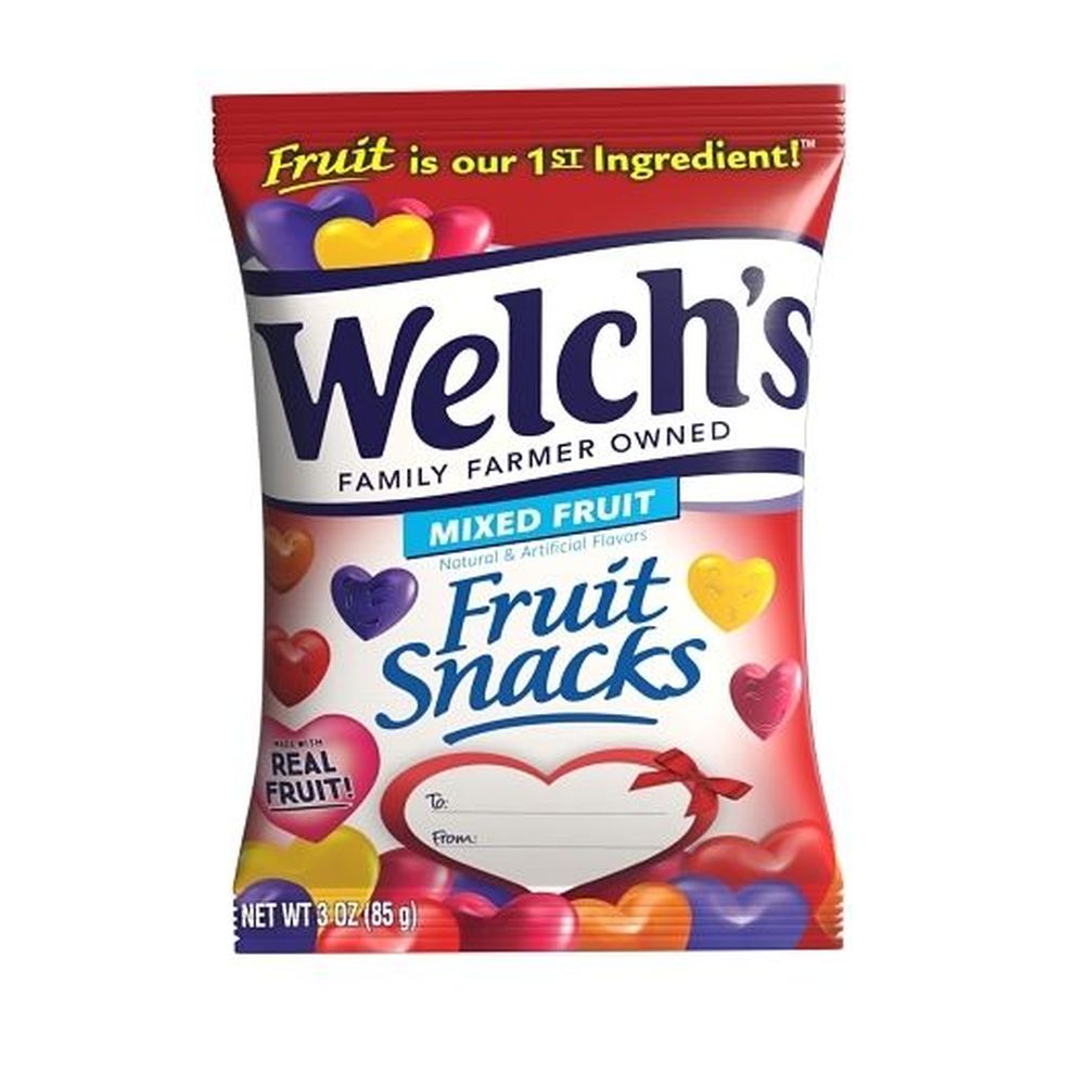 Welchs Mixed Fruit Valentines Day Candy, 3 Ounce -- 14 per case ...