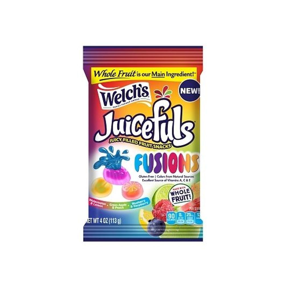 Welchs Juicefuls Fusions Fruit Snacks, 4 Ounce - 12 per case