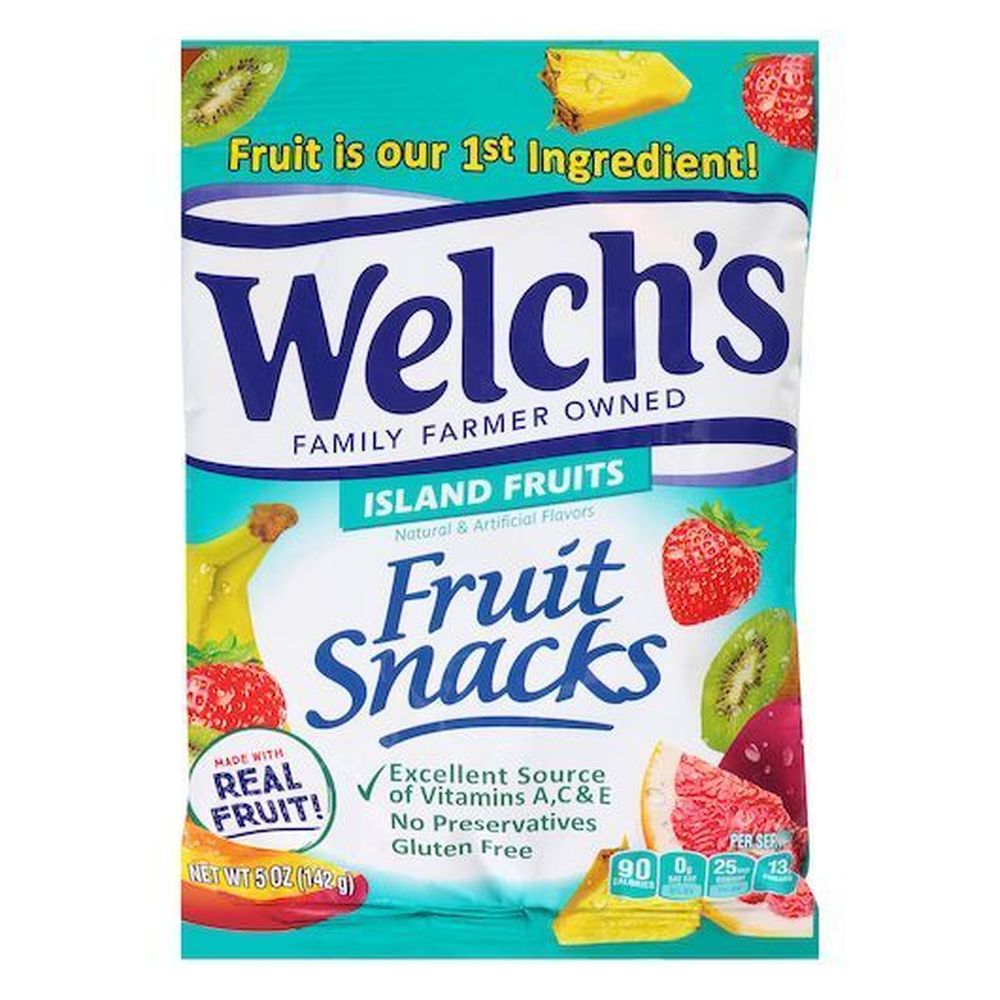 Welchs 5 Ounce Fruit Snacks - Shipper, 72 count
