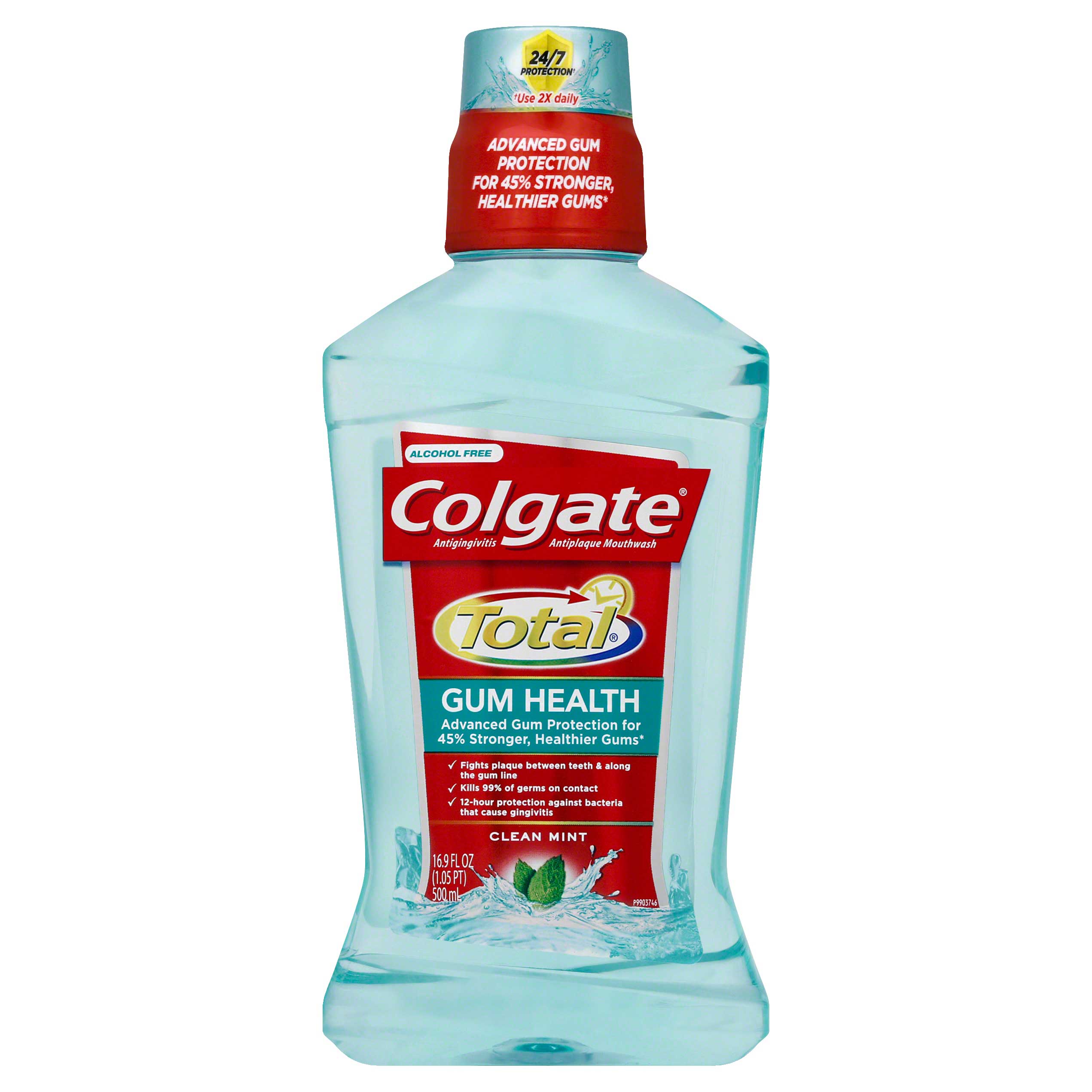 Colgate Total Gum Health Clean Mint Antiplaque Mouthwash ...