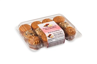 Multifoods Fruit Assorted Mini Muffin, 6.56 Pound.