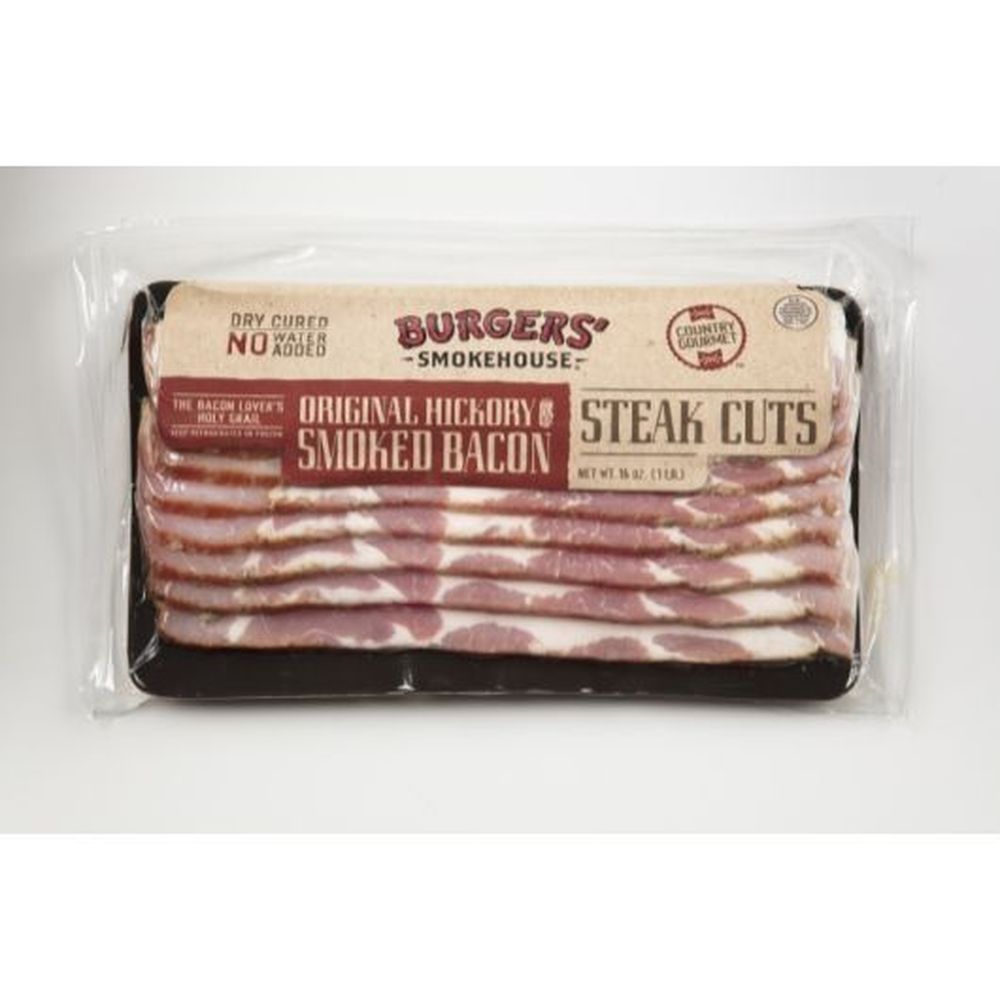 Burgers Smokehouse country Bacon Steaks, 1 Pound -- 12 per case
