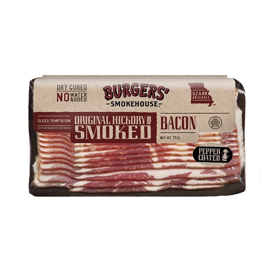 Burgers Smokehouse Peppered Country Bacon, 1 Pound -- 12 per case ...