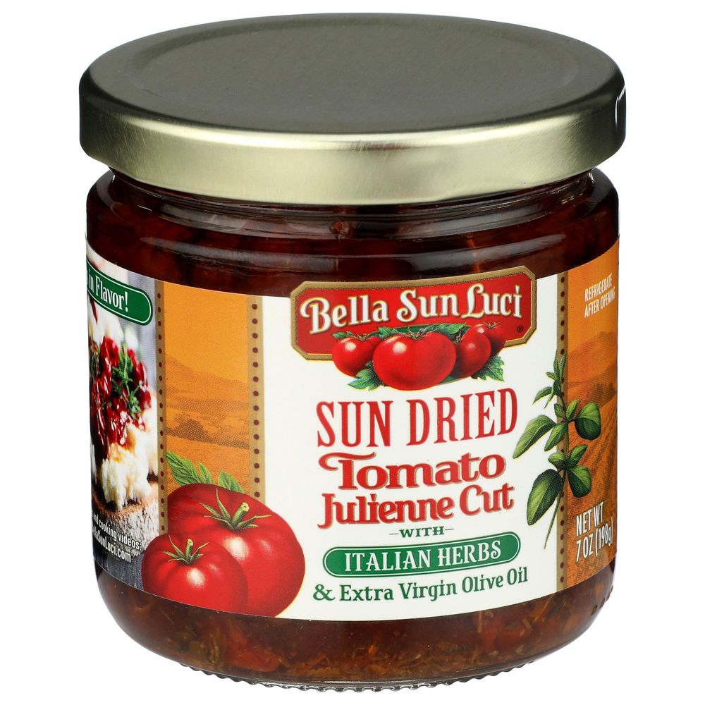 Bella Sun Luci Julienne Cut Sun Dried Tomato with Italian Herbs and ...