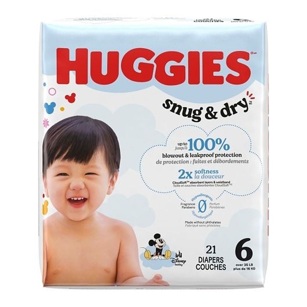 Huggies Snug And Dry Size 6