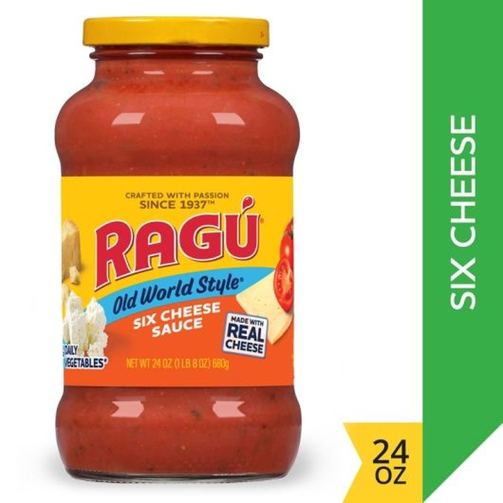 Ragu Six Cheese Sauce, 24 Ounce -- 12 per case