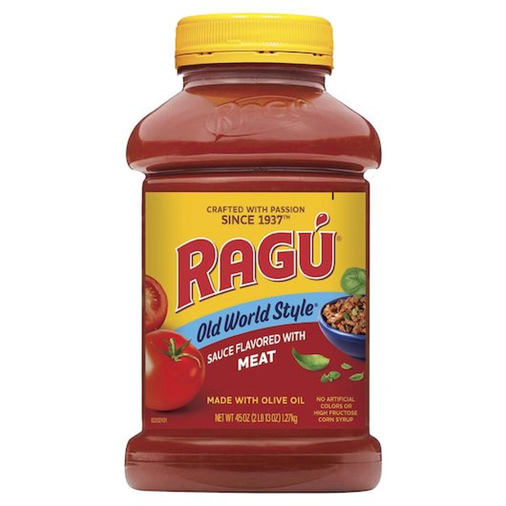 Ragu Old World Style Sauce Flavored with Meat, 45 Ounce -- 6 per case