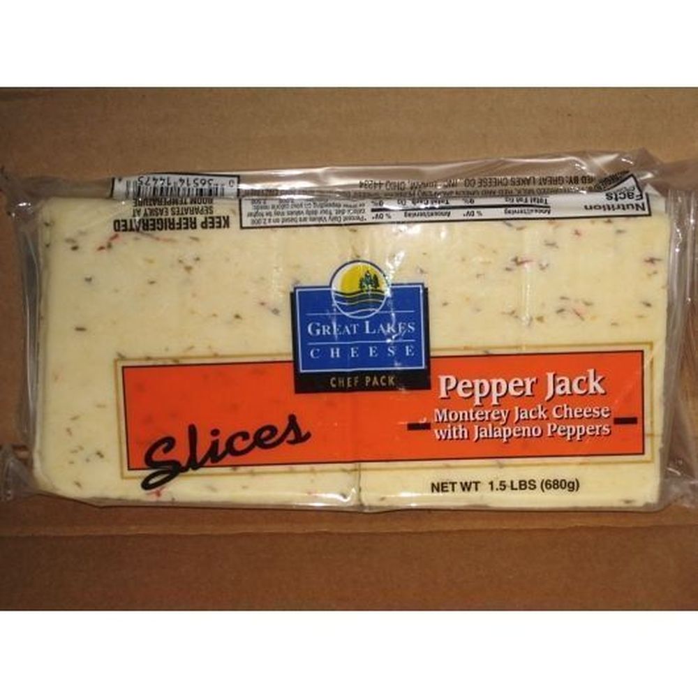 Great Lakes Cheese - Sliced Pepper Jack | FoodServiceDirect