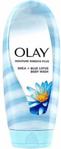 Olay Moisture Ribbons Plus Shea Butter Plus Blue Lotus Body Wash, 18 ...