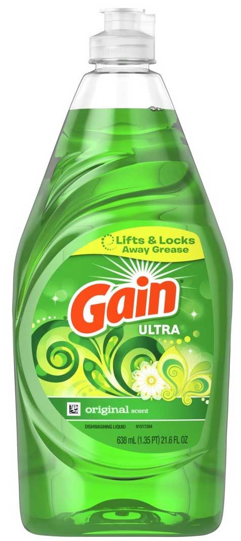 Gain Original Ultra Dish Liquid 21.6 Fluid Ounce 10 per case