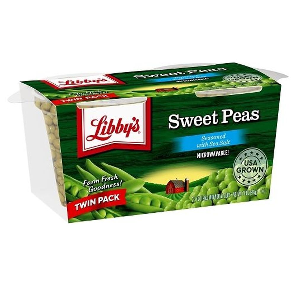 Libbys Low Sodium Sweet Peas, 14 Ounce -- 6 per case