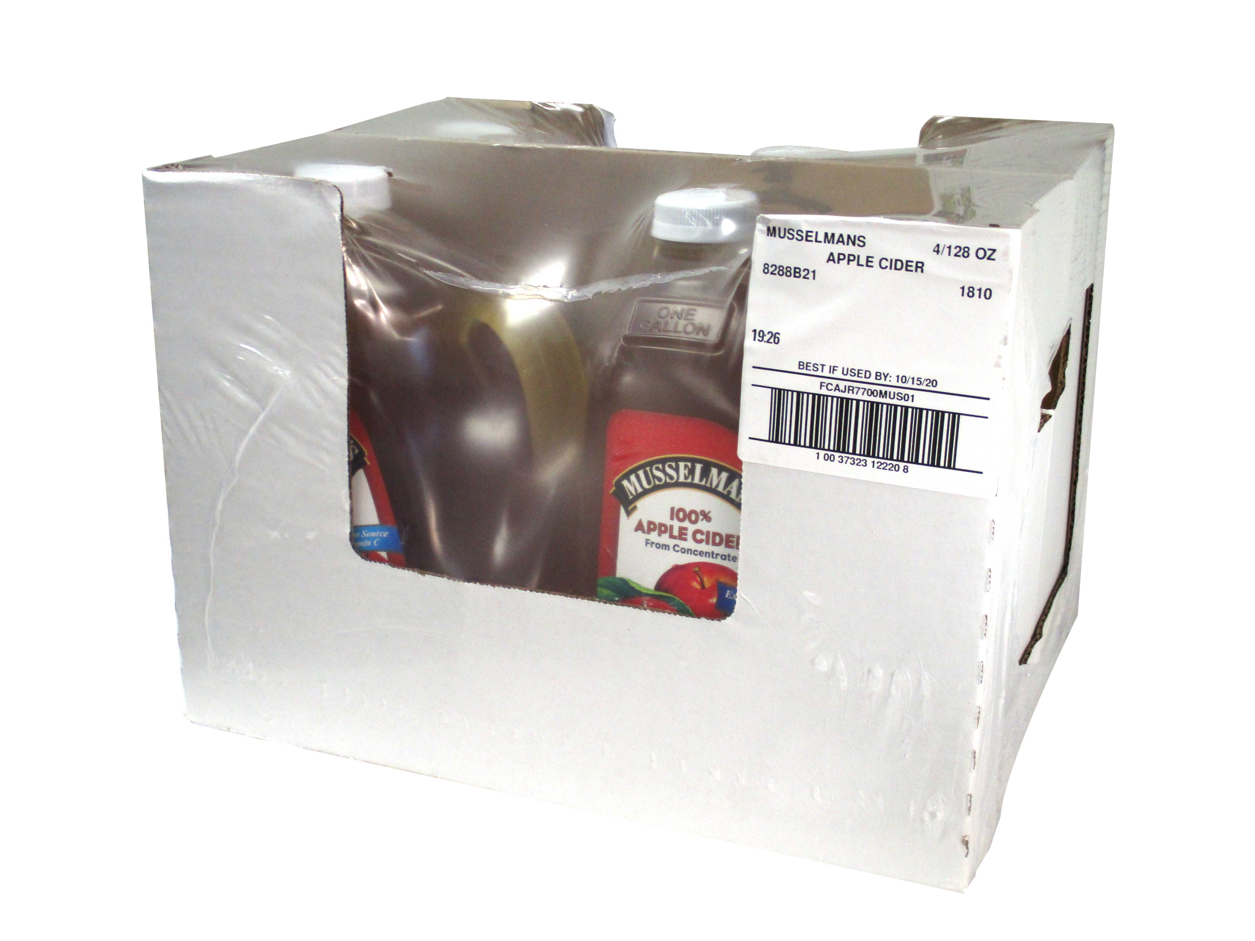 Knouse Foods Musselmans Cider Apple Juice in 128 Ounce Plastic -- 4 per ...