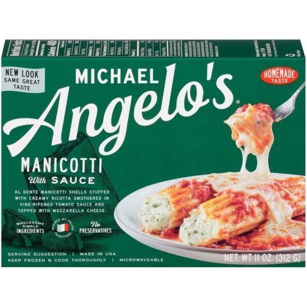 Michael Angelos Manicotti with Sauce, 11 Ounce -- 8 per case