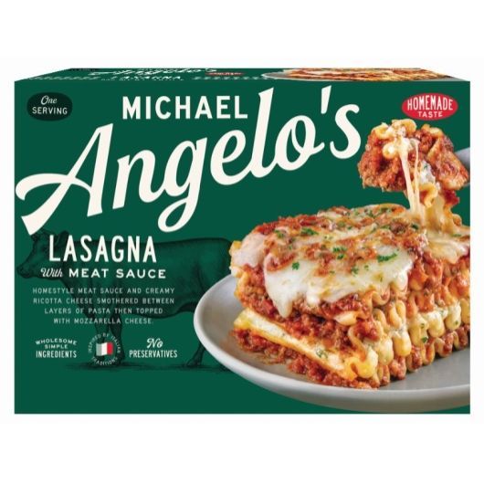 Michael Angelos Gourmet Foods Lasagna with Meat Sauce, 11 Ounce -- 8 ...