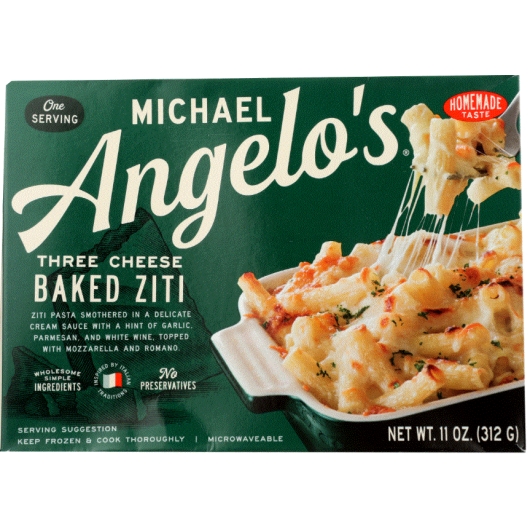 Michael Angelos Three Cheese Baked Ziti, 11 Ounce -- 8 per case