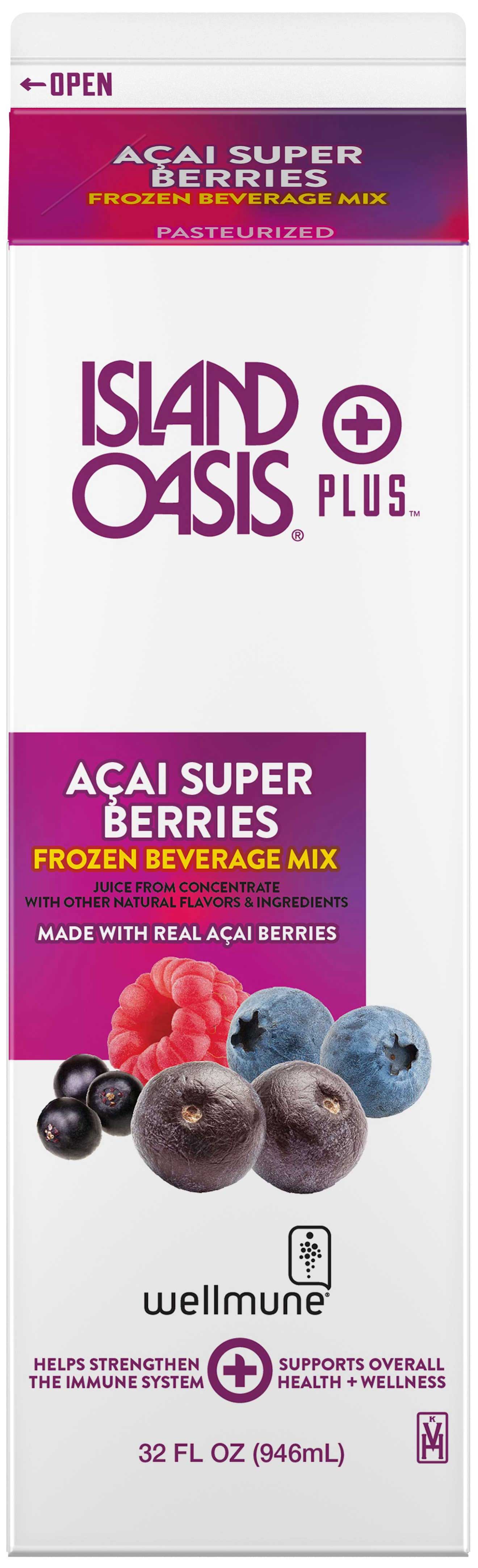 Island Oasis Acai Super Berries Beverage Mix | FoodServiceDirect