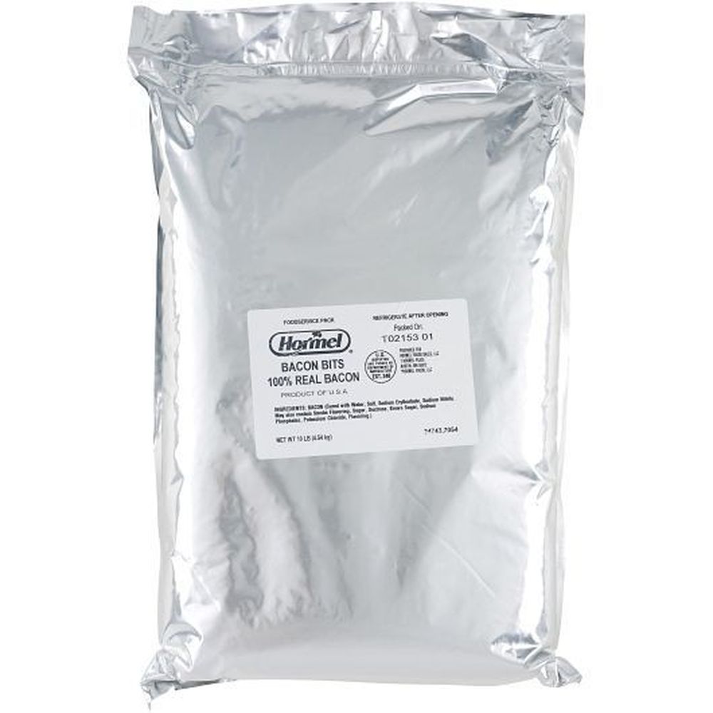 Fast N Easy Smoke Flavored Cured Cooked Real Pork Bacon Bits, 2 count