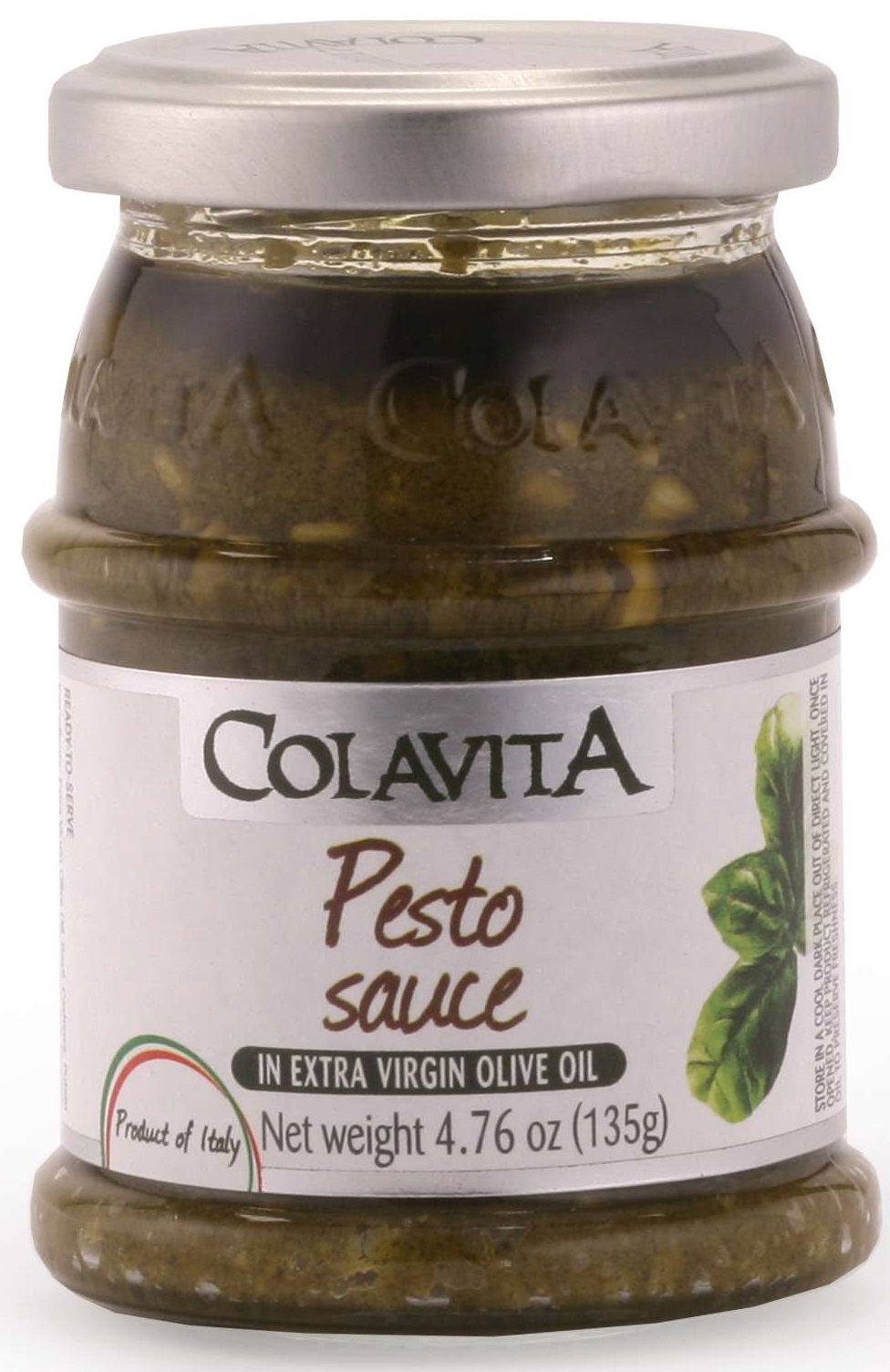 Colavita Pesto Sauce in Extra Virgin Olive Oil, 4.76 Ounce Jar -- 6 per ...