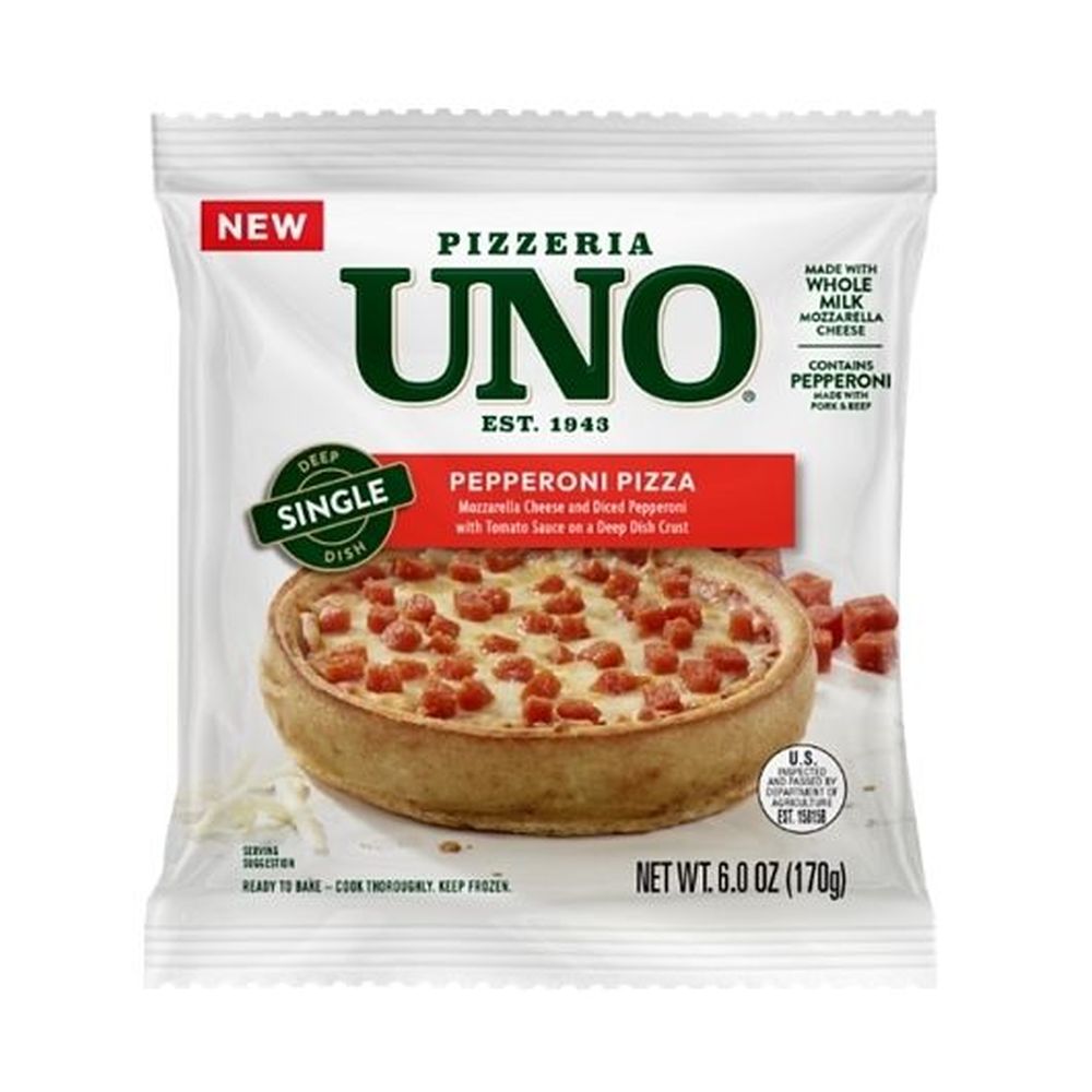 Pizzeria Uno Deep Dish Pepperoni Pizza, 6 Ounce -- 24 per case