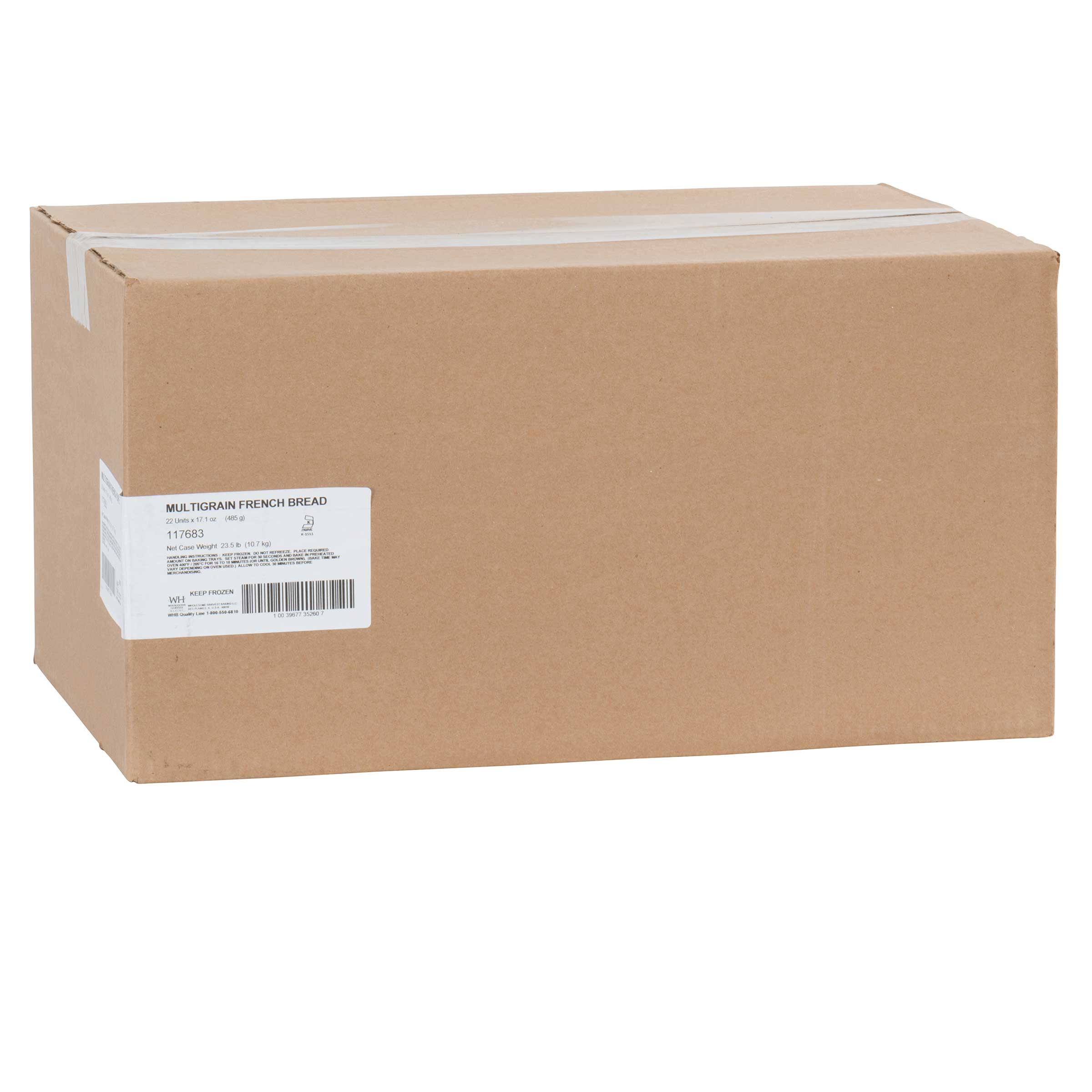 Maple Leaf Bakery All Natural Multigrain French Bread -- 22 per case.