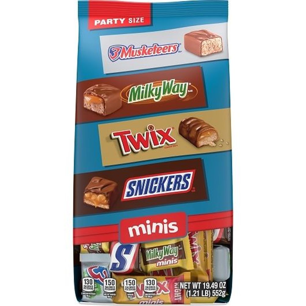Mixed Variety Miniature Chocolate Candy, 19.49 Ounce Stand Up Pouch ...