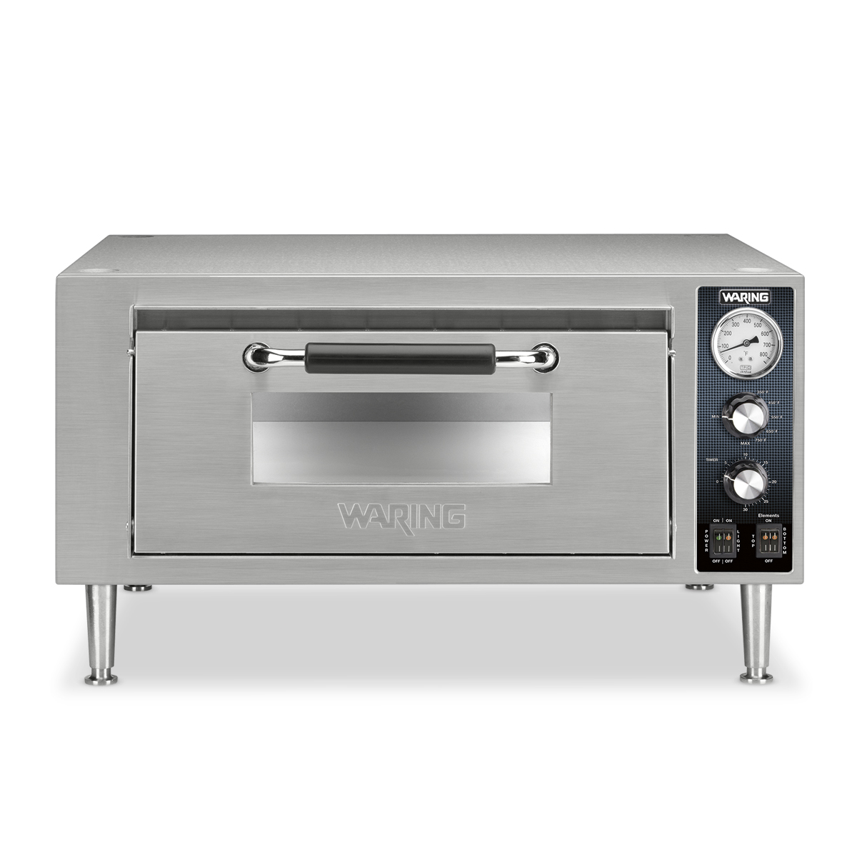 Waring Commercial Single Deck Pizza Oven, 12 x 26 x 16 inch ...