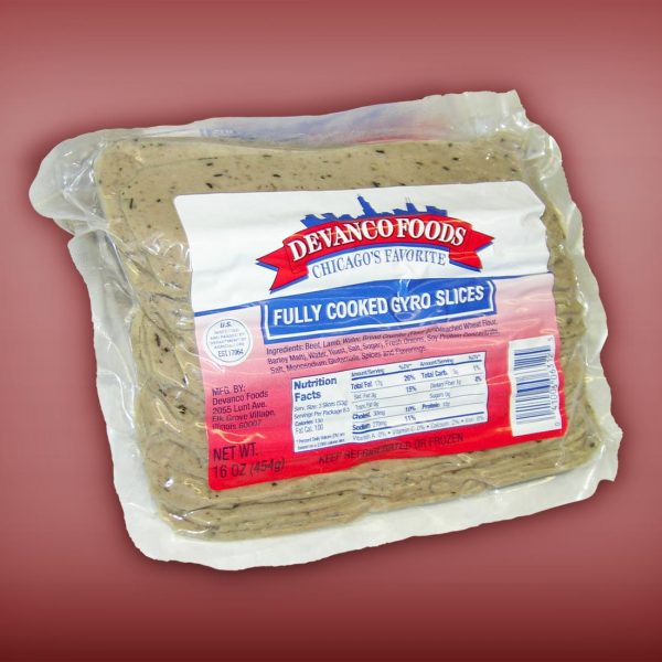 Devanco Fully Cooked Gyro Slices, 1 Pound -- 20 per case.