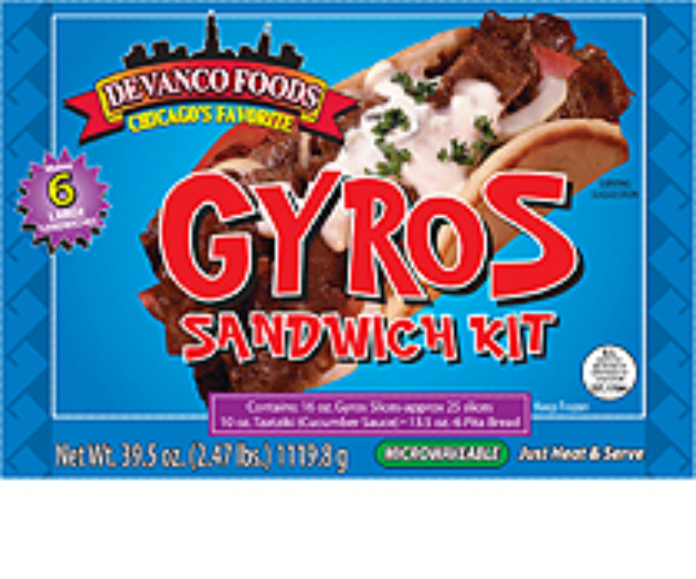 DEVANCO FOODS Chicken Gyros Sandwich Kit Case | FoodServiceDirect