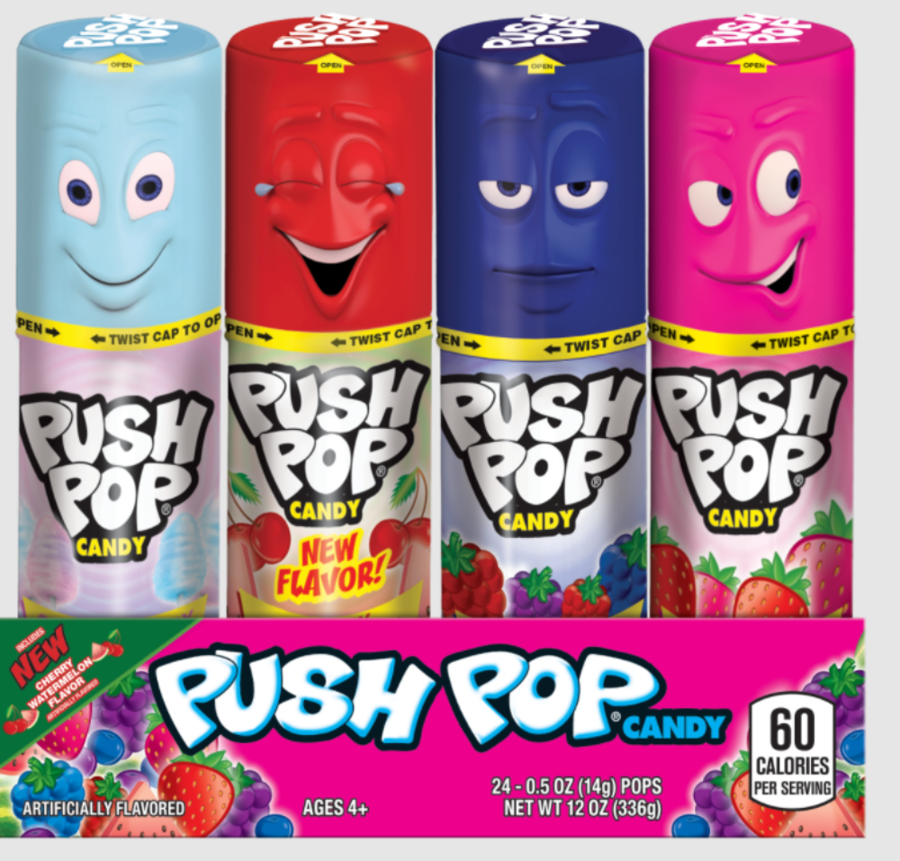 Topps Company Push Pop Candy Case | FoodServiceDirect