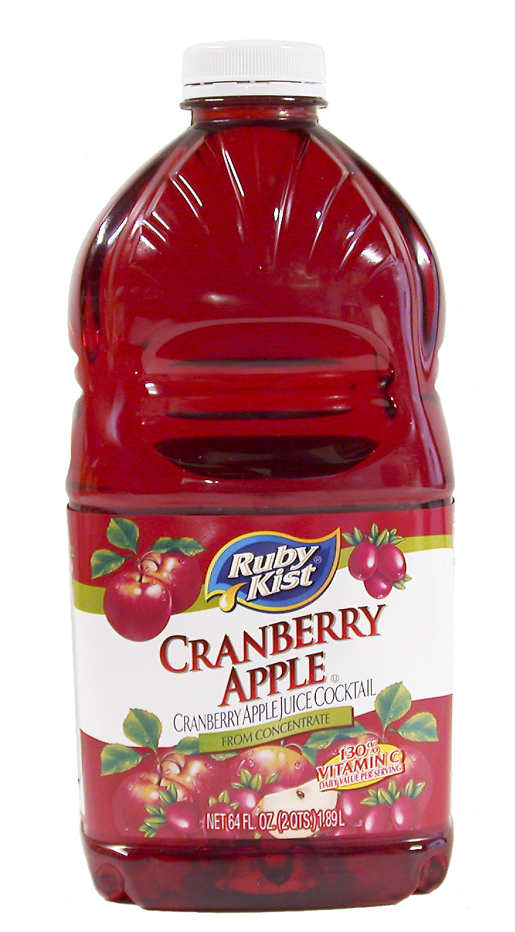Ruby Kist Clement Pappas Cranberry Juice Cocktail, 64 Ounce -- 8 per case