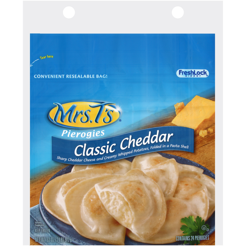 Mrs Ts Classic Cheddar Pierogies Case | FoodServiceDirect