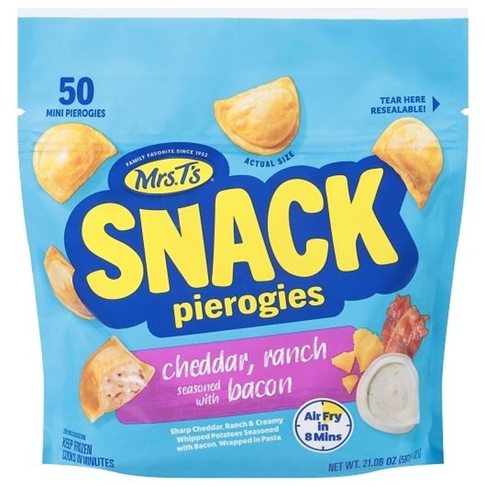 Mrs Ts Cheddar Ranch and Bacon Mini Snack Pierogies, 21.06 Ounce - 12 ...