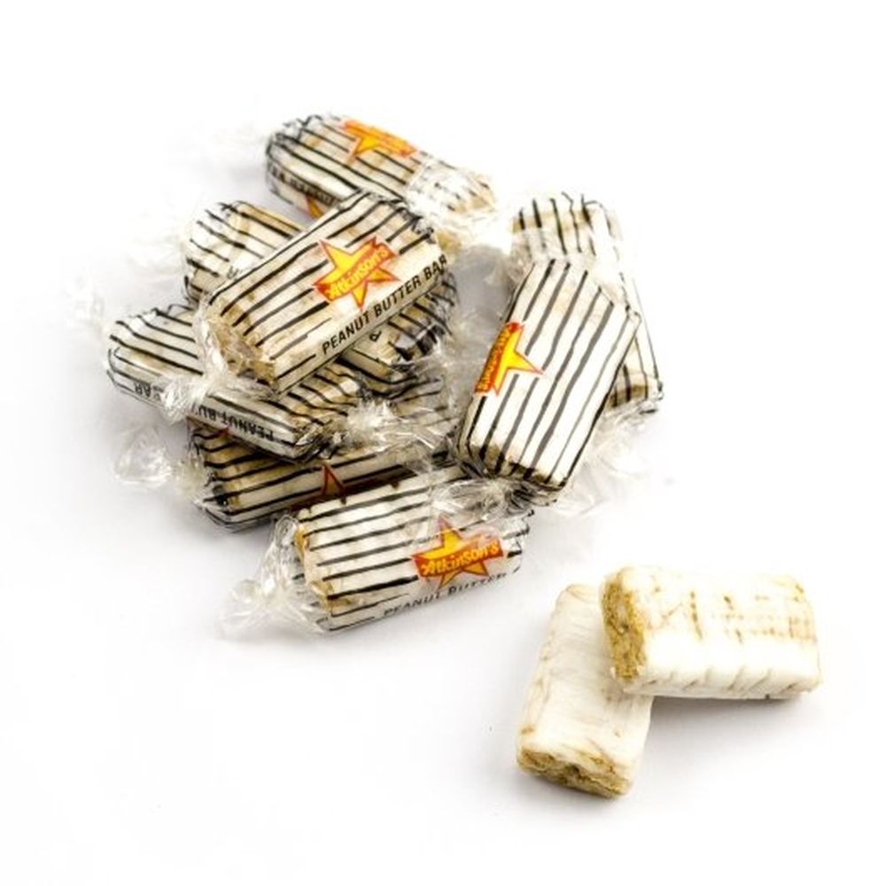 Atkinson Individually Wrapped Peanut Butter Bar Candy - Bulk, 30 Pound