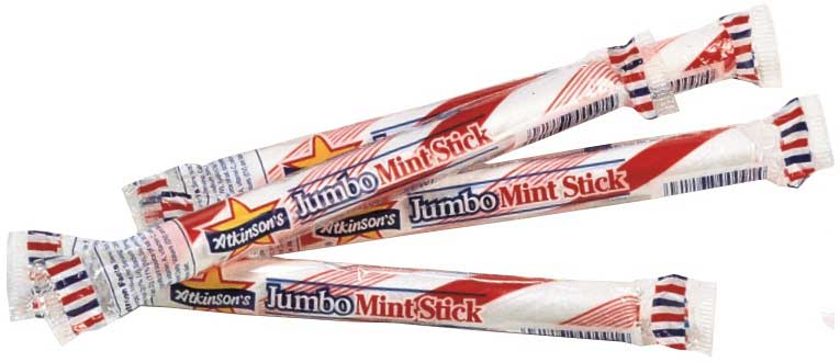 Atkinson Candy Red and White Holiday Mint Stick -- 200 per case