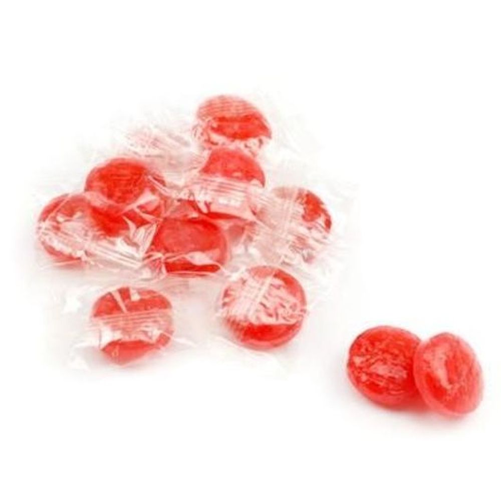 Atkinson Individually Wrapped Strawberry Buttons Candy, 15 Pound