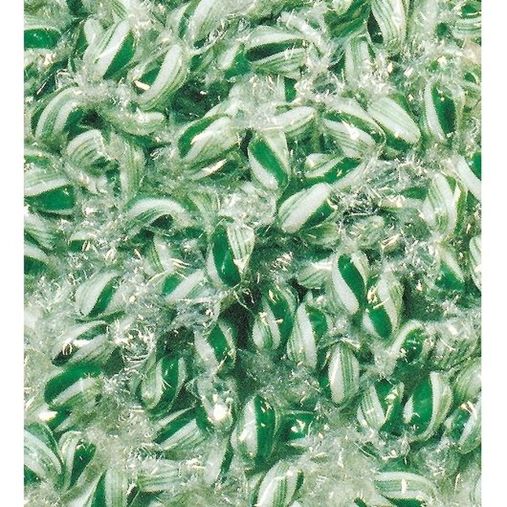 Mint Twists Green and White Wintergreen Candy, 30 Pound