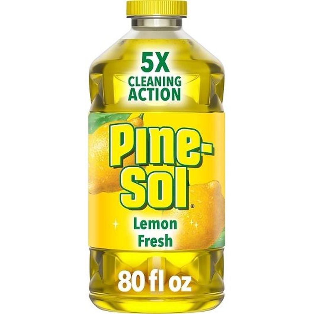 Pine Sol Lemon Fresh Citric Acid Formula Multi-Surface Cleaner, 80 ...