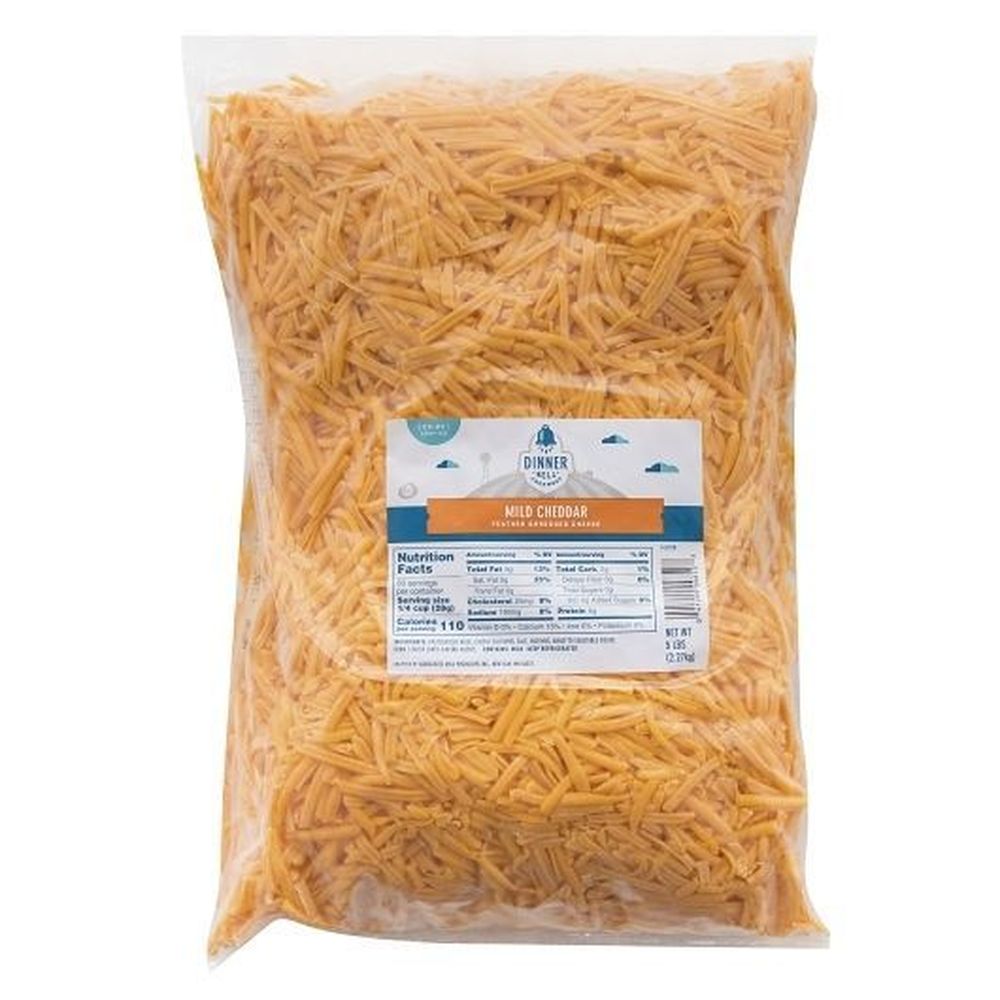 Dinner Bell Creamery Feather Shred Mild Yellow Cheddar Cheese ...