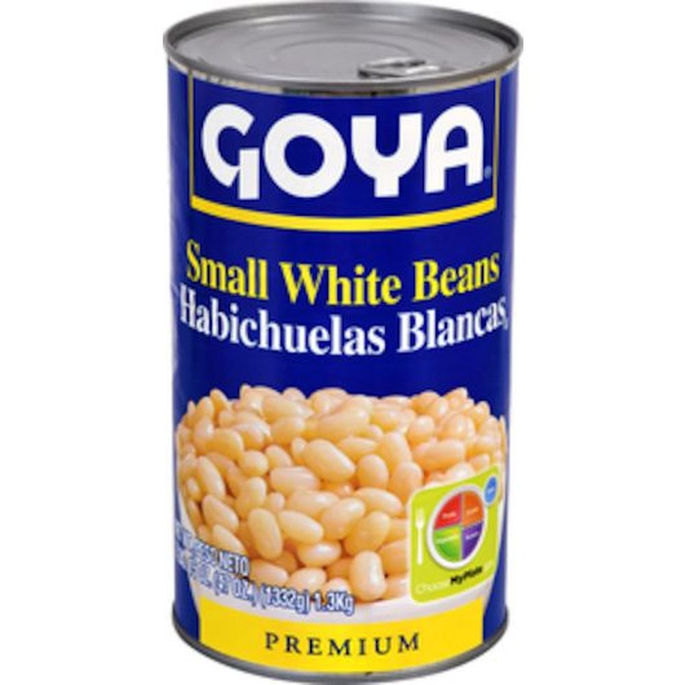 Goya Small White Beans, 47 Ounce -- 12 per case
