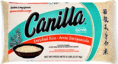 Goya Canilla Long Grain Rice, 5 Pound -- 12 per case.