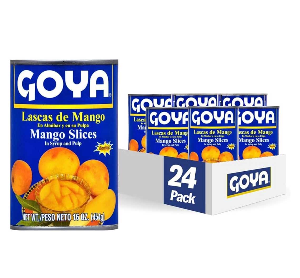 Goya Mango Slices with Pulp In Syrup Case | FoodServiceDirect