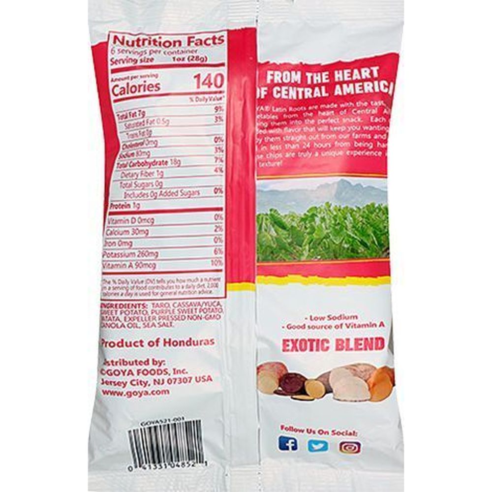 Goya Exotic Blend Latin Roots Chips | FoodServiceDirect