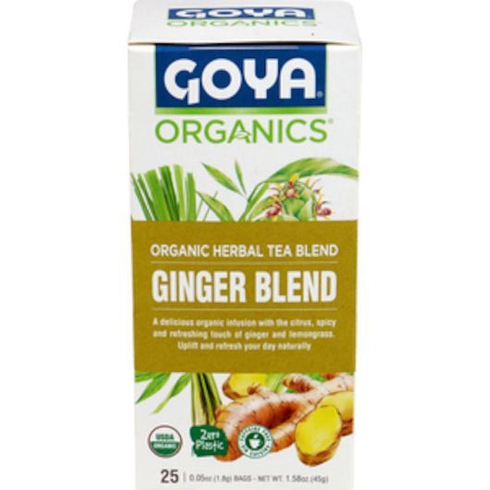 Goya Ginger Organic Herbal Tea Blend, 1.58 Ounce -- 12 per case