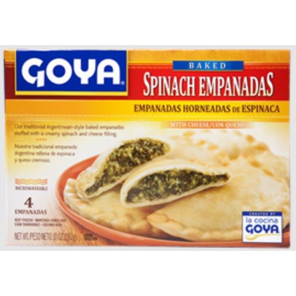 Goya Baked Spinach Empanadas, 10 Ounce -- 12 per case