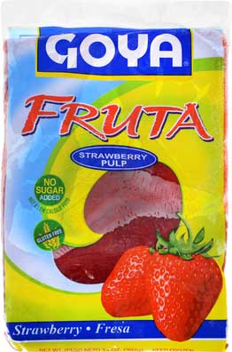 Goya Fruta Strawberry Pulp Case | FoodServiceDirect