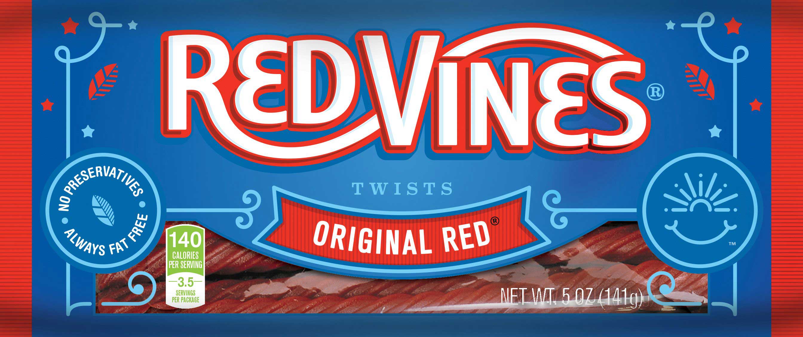Red Vines Original Red Twists, 5 Ounce -- 12 per case