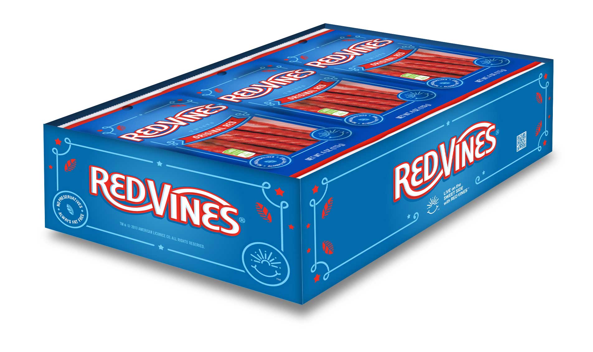Red Vines Original Red Twist Candy - 4 oz. bag, 120 per case