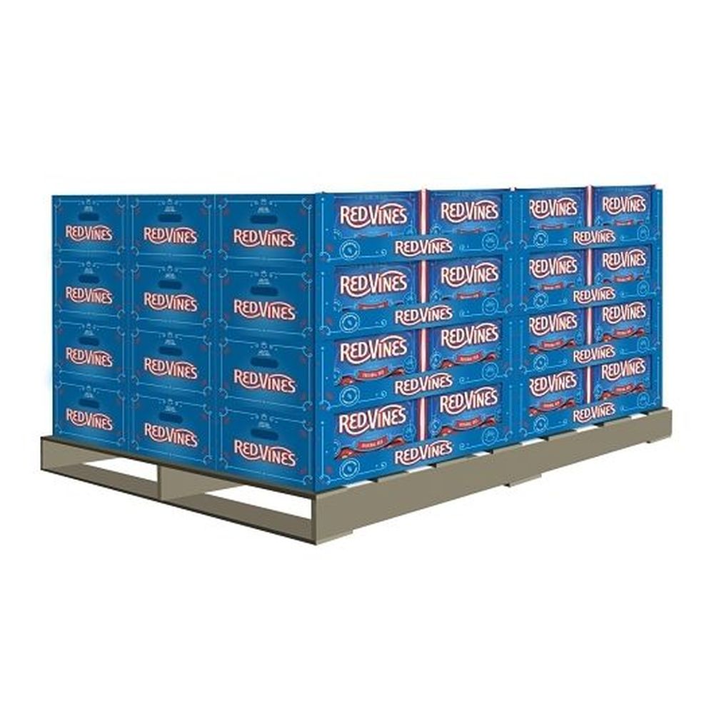 Red Vines Original Red Twists Candy - Half Pallet, 360 count