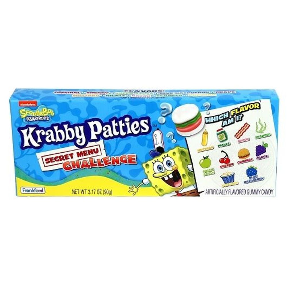 Frankford Krabby Patties Secret Menu Challenge Gummy Candy, 3.17 Ounce ...