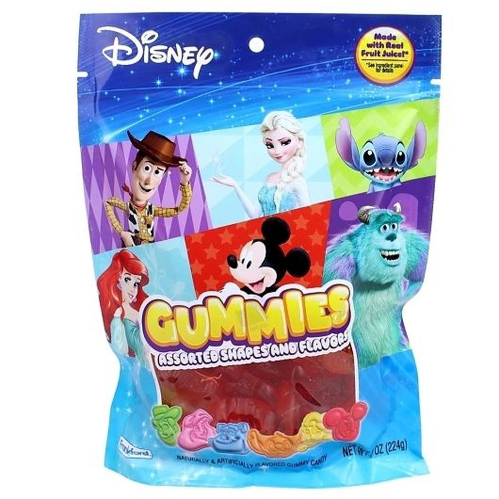 Frankford Disney Assorted Shapes and Fruit Flavors Gummies, 8 Ounce ...